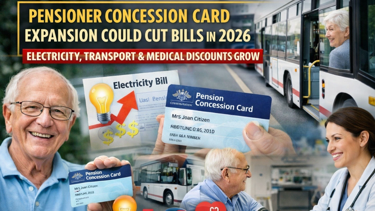 Pensioner Concession Card Expansion Could Cut Bills in 2026 ...